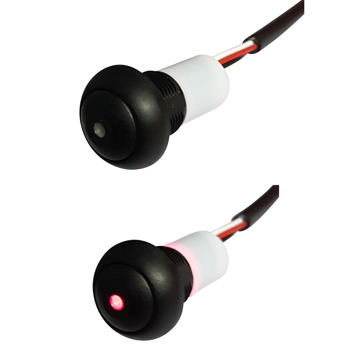 Altendorf GmbH - Taster mit LED 3 Kabel (Bohrloch 12mm)